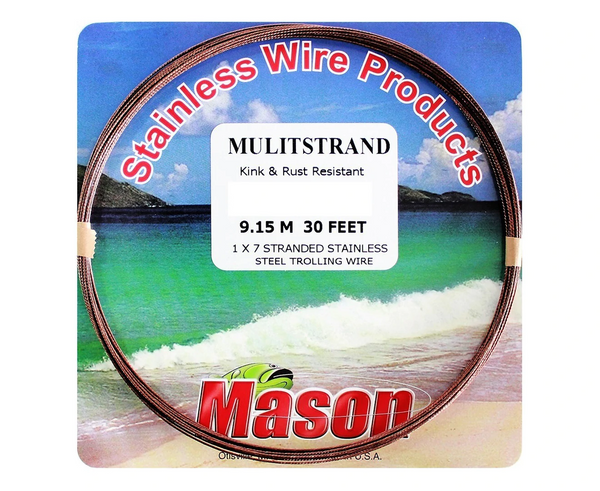 Mason Multi Strand Brown Wire - Fisho's Tackle World