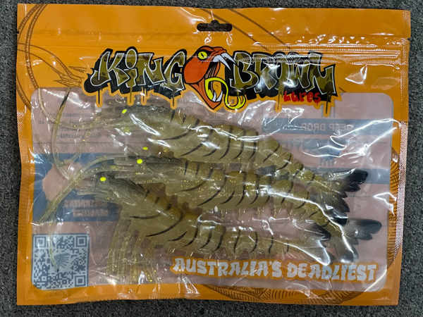 King Brown Lures Killer Prawn 8" Soft Plastic Lure - Fisho's Tackle World