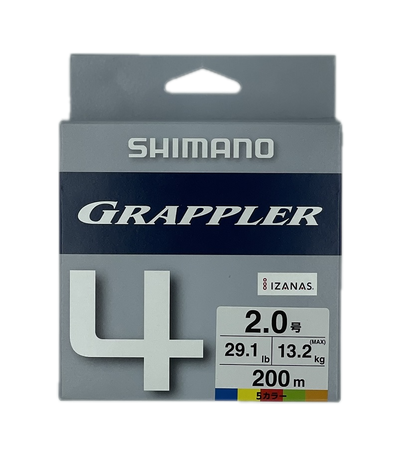 Shimano Grappler 4 Braided Fishing Line Multi Colour – Fisho's Tackle World