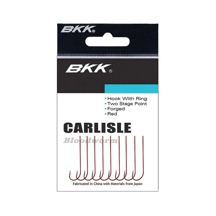 Bkk Carlisle Bloodworm Red Hooks – Fisho's Tackle World