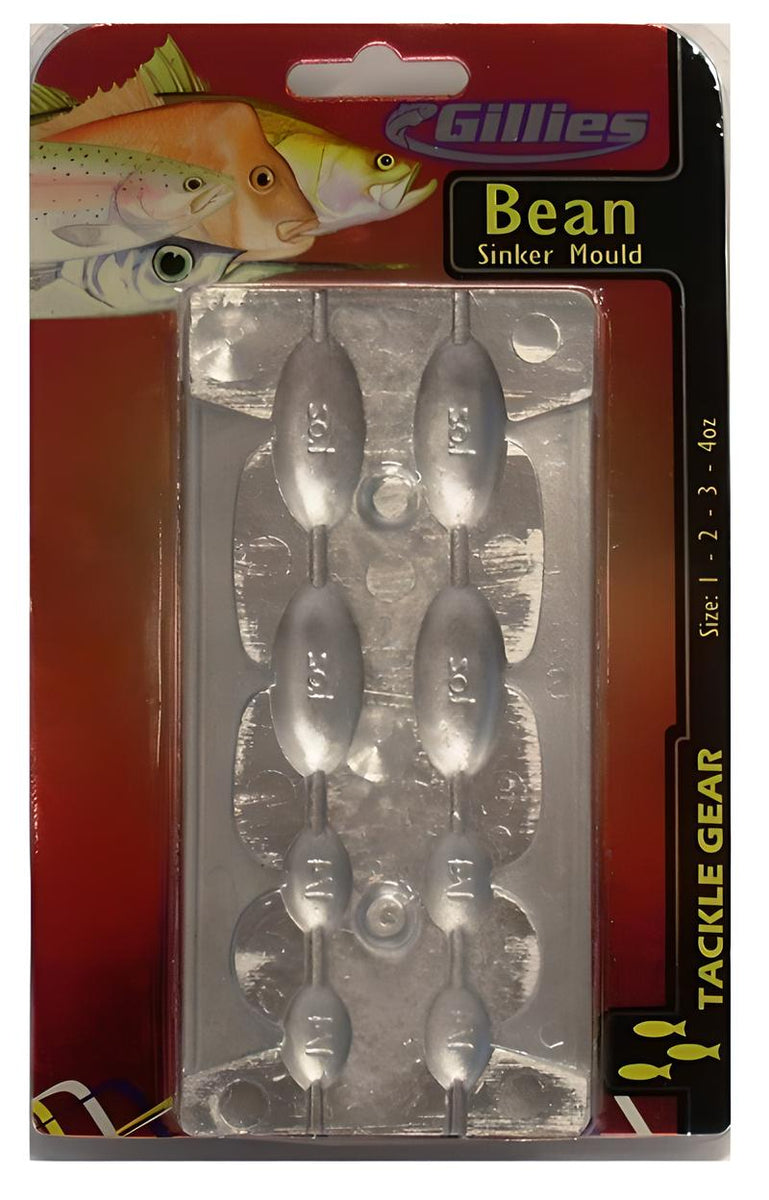 Gillies Bean Sinker Mould – Fisho's Tackle World
