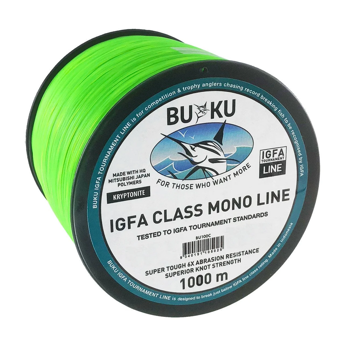 Buku Igfa Kryptonite Monofilament Fishing Line – Fisho's Tackle World