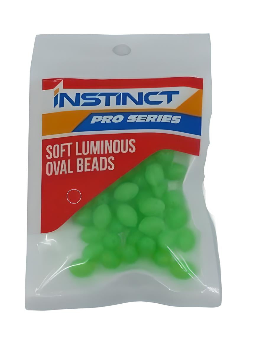 Instinct Pro Soft Lumo Oval Rigging Beads Green – Fisho's Tackle World