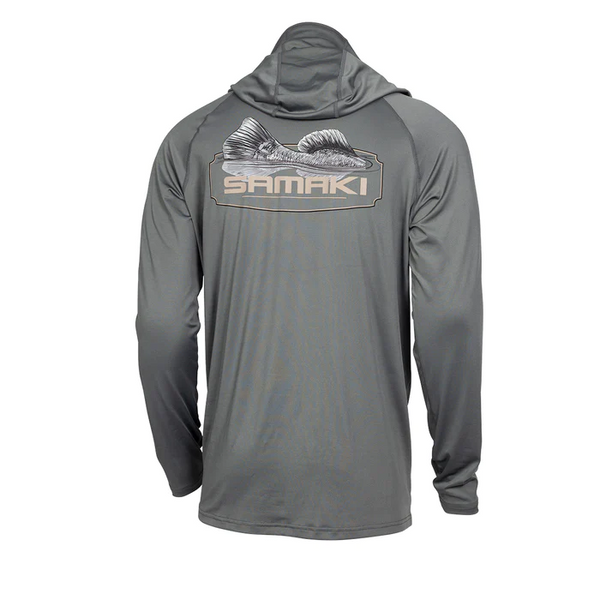 Samaki Shirt Tailing Long Sleeve Hooded Earth - Fisho's Tackle World