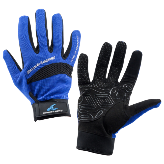 Ocean's Legacy Offshore Jigging & Casting Gloves - Blue – Fisho's ...